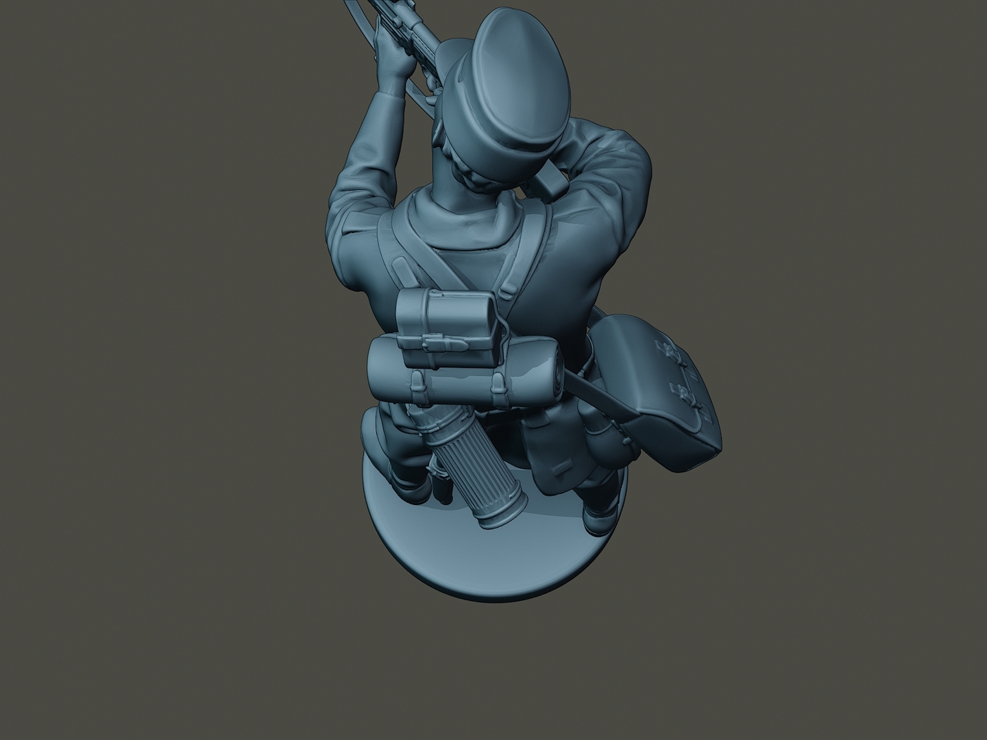 German soldier ww2 shoot model - TurboSquid 1497665