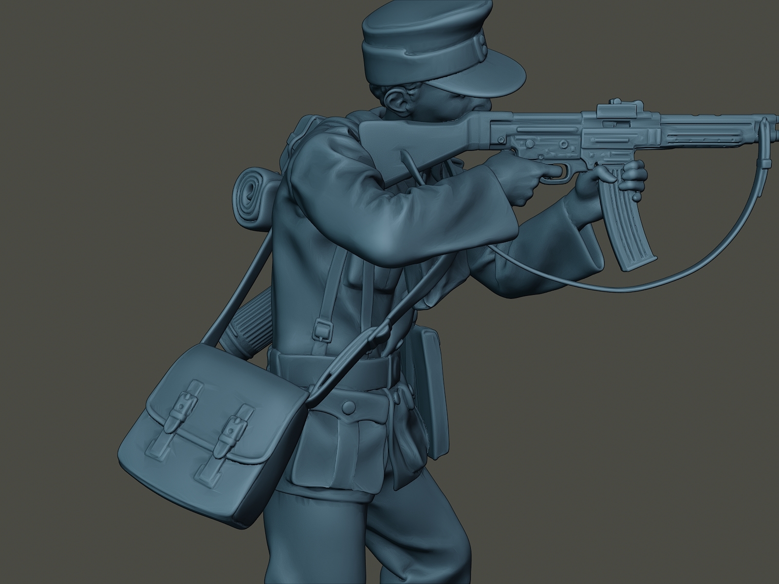 German soldier ww2 shoot model - TurboSquid 1497665
