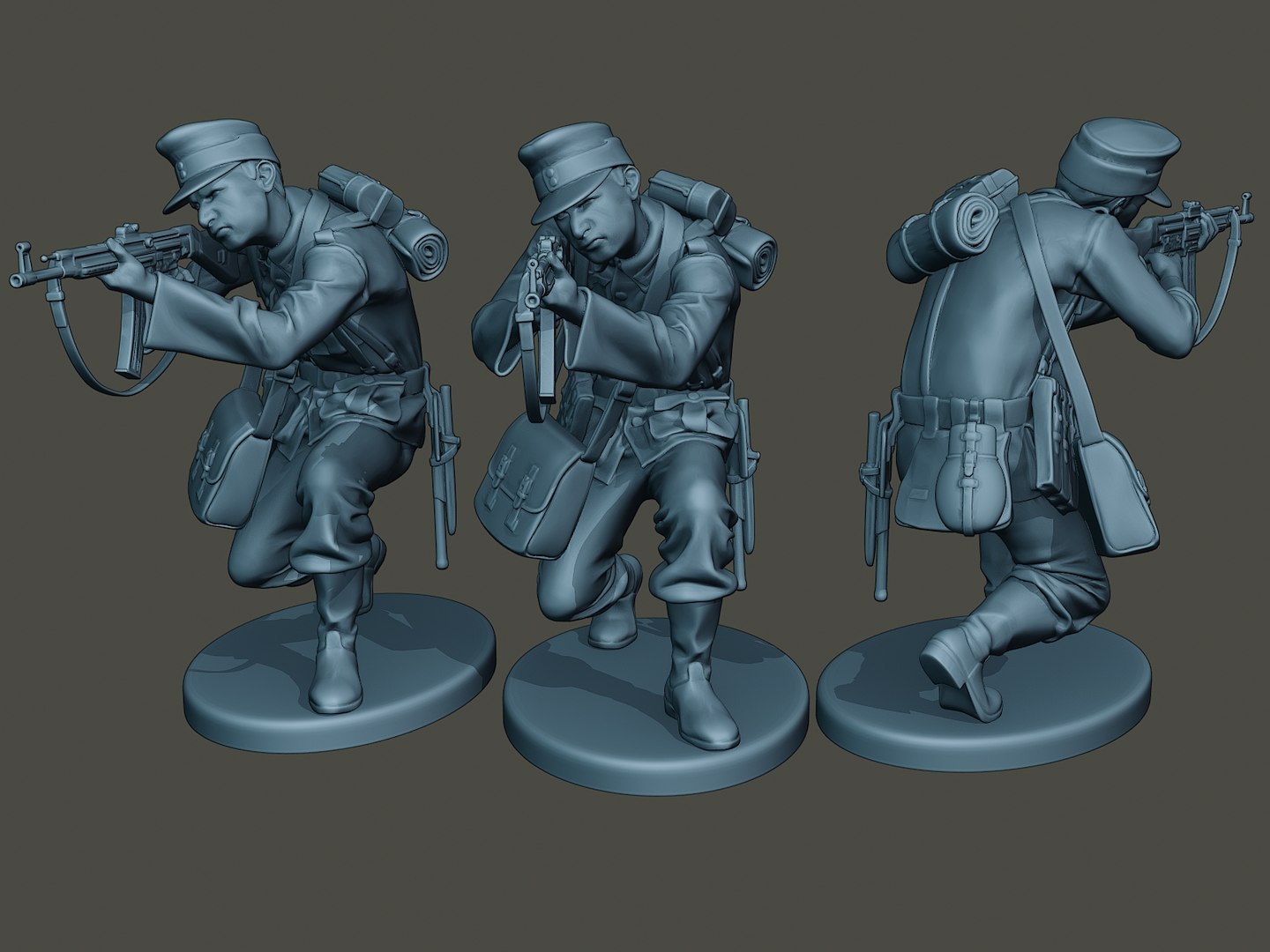 3D german soldier ww2 shoot model - TurboSquid 1497658