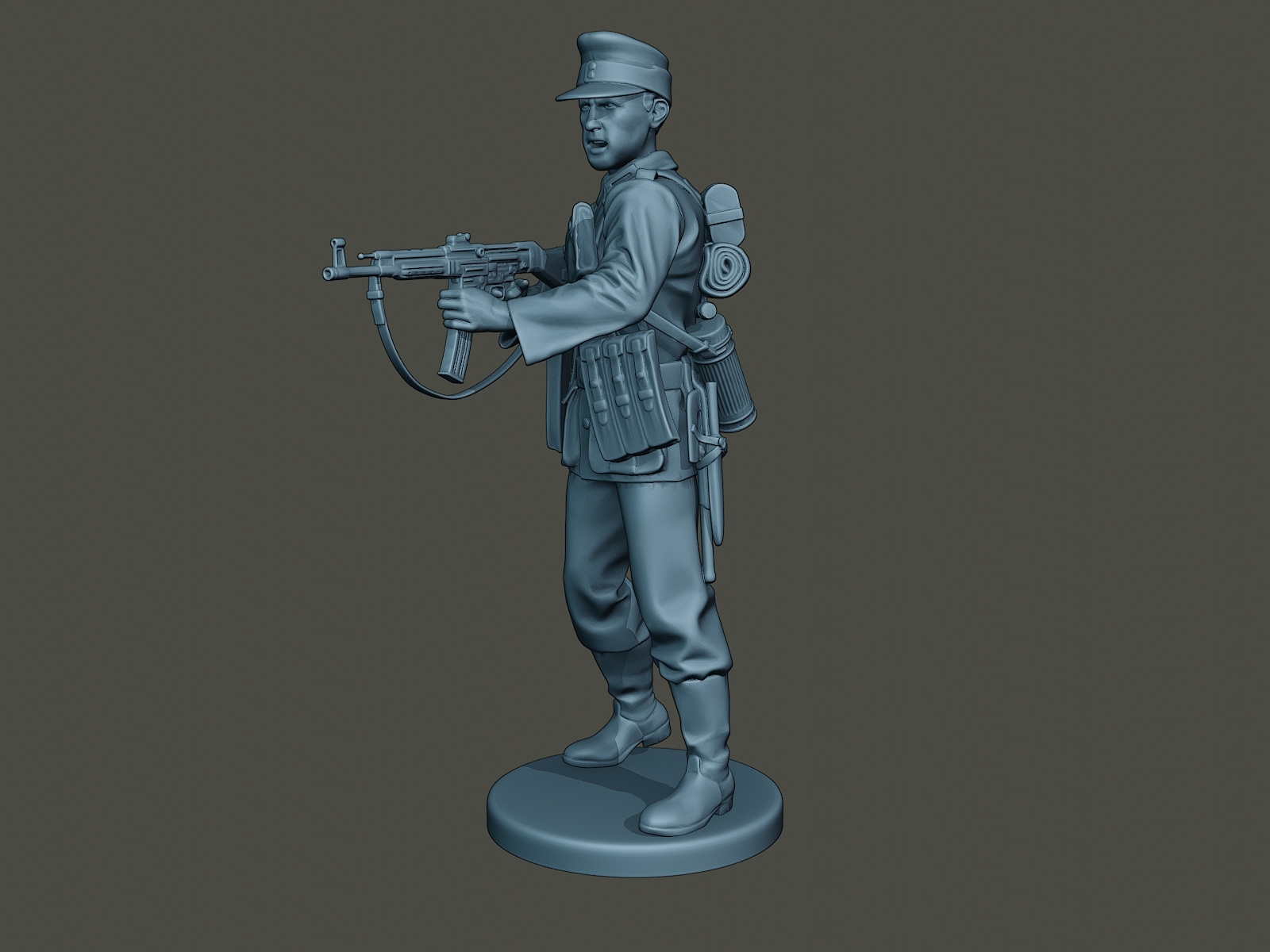 German soldier ww2 shoot 3D model - TurboSquid 1497662