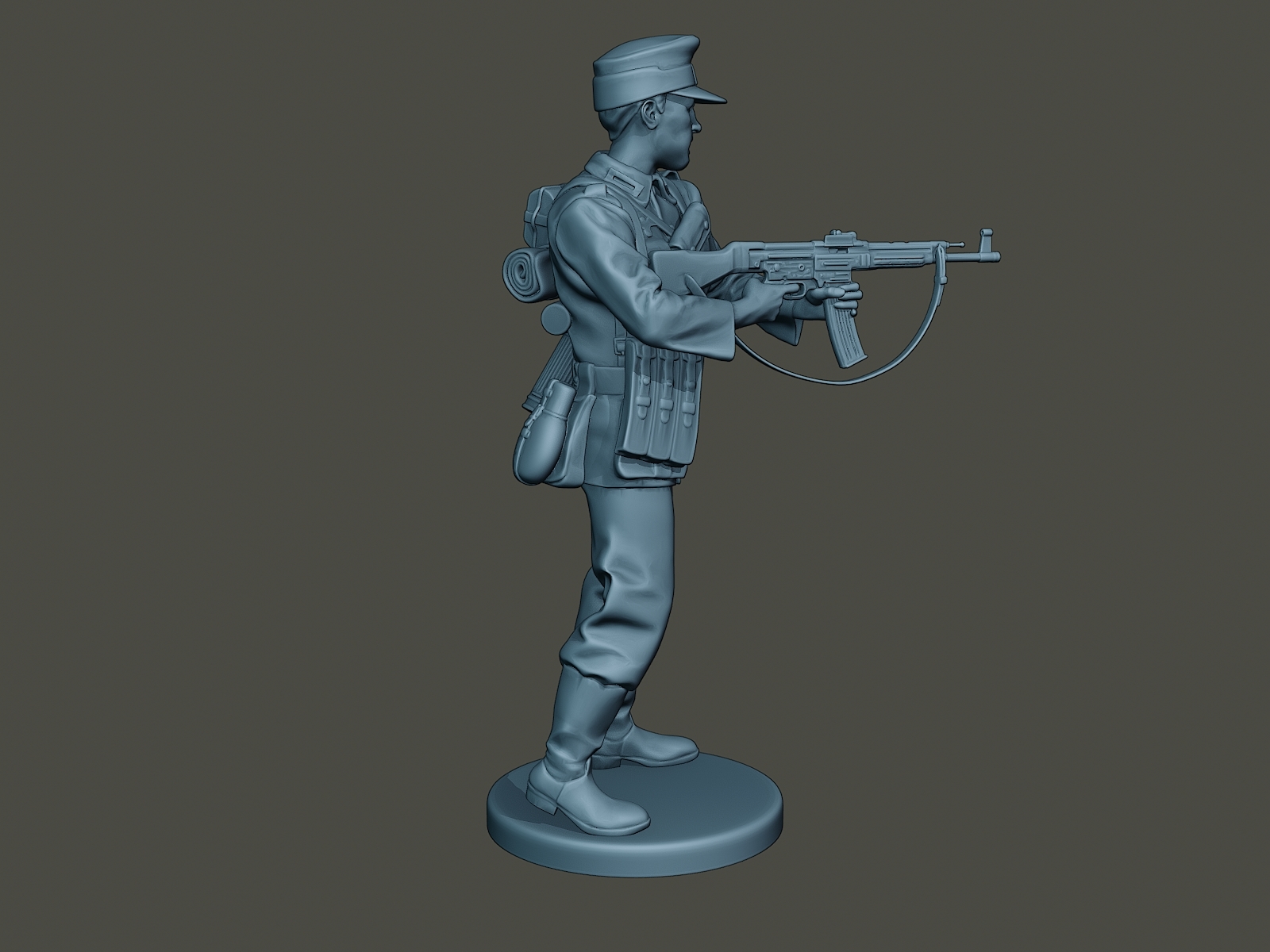 German soldier ww2 shoot 3D model - TurboSquid 1497662