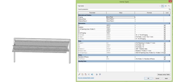 3D gate revit family - - TurboSquid 1497710
