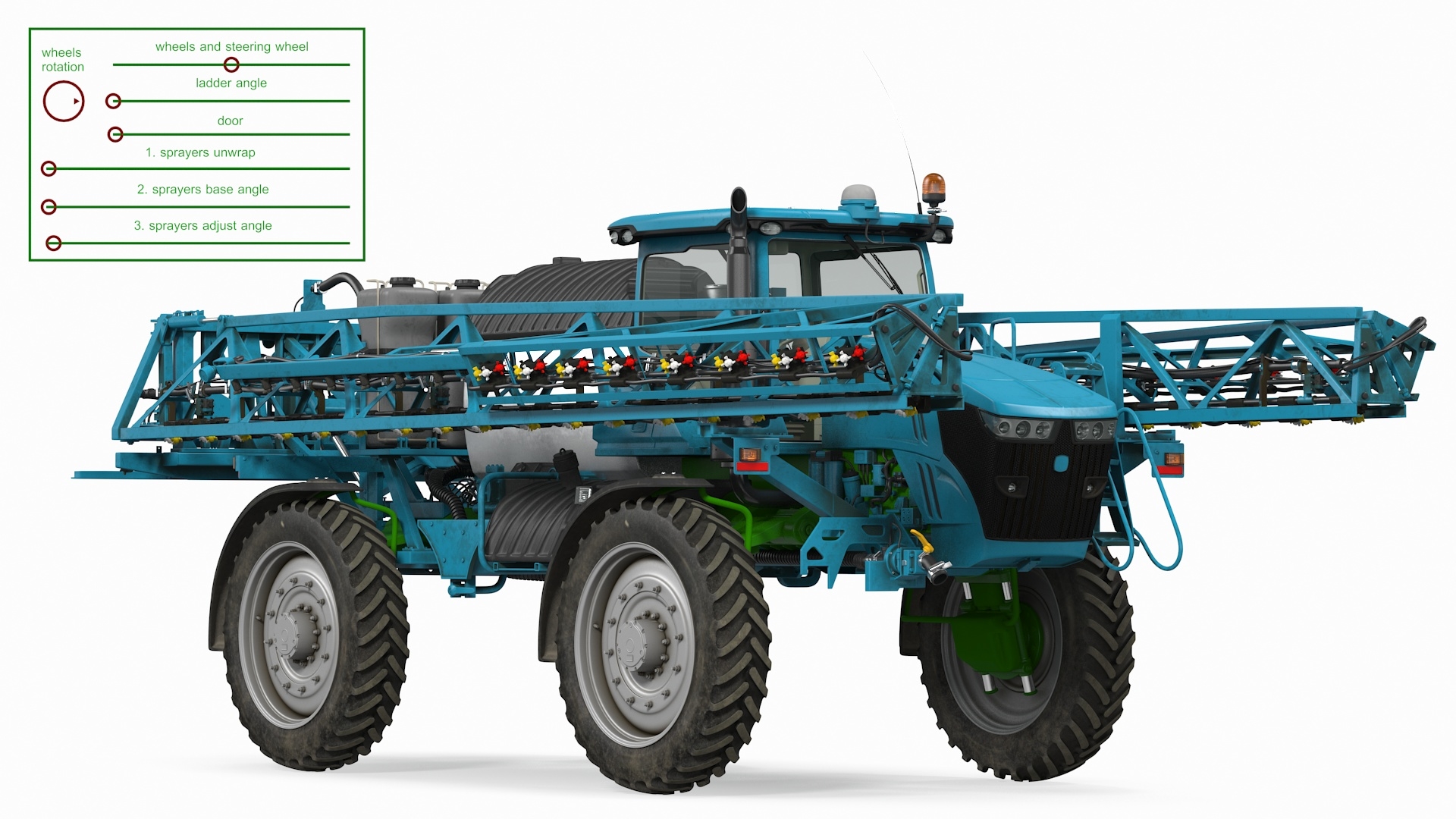3D model self propelled sprayer generic - TurboSquid 1497867