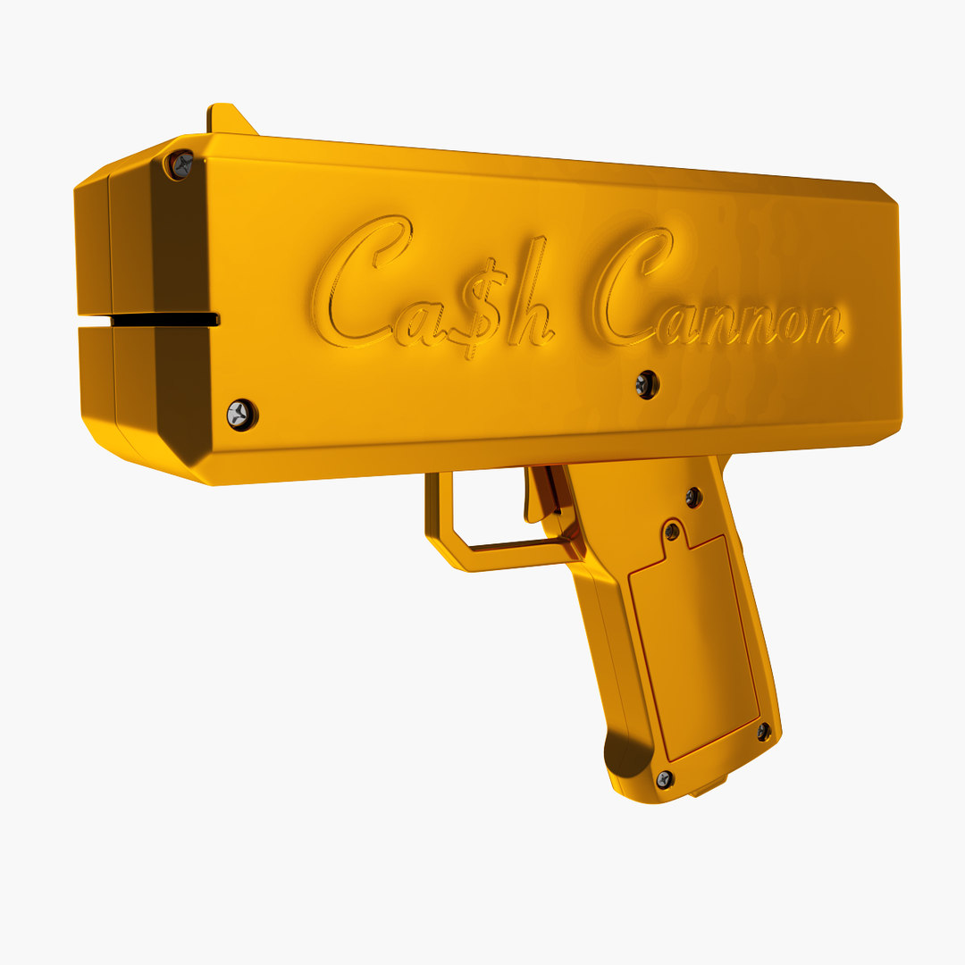 Cash cannon 3D - TurboSquid 1498076