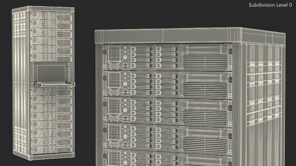 Server rack notebook sliding 3D model - TurboSquid 1498104