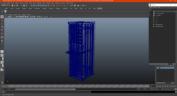 Server rack notebook sliding 3D model - TurboSquid 1498104