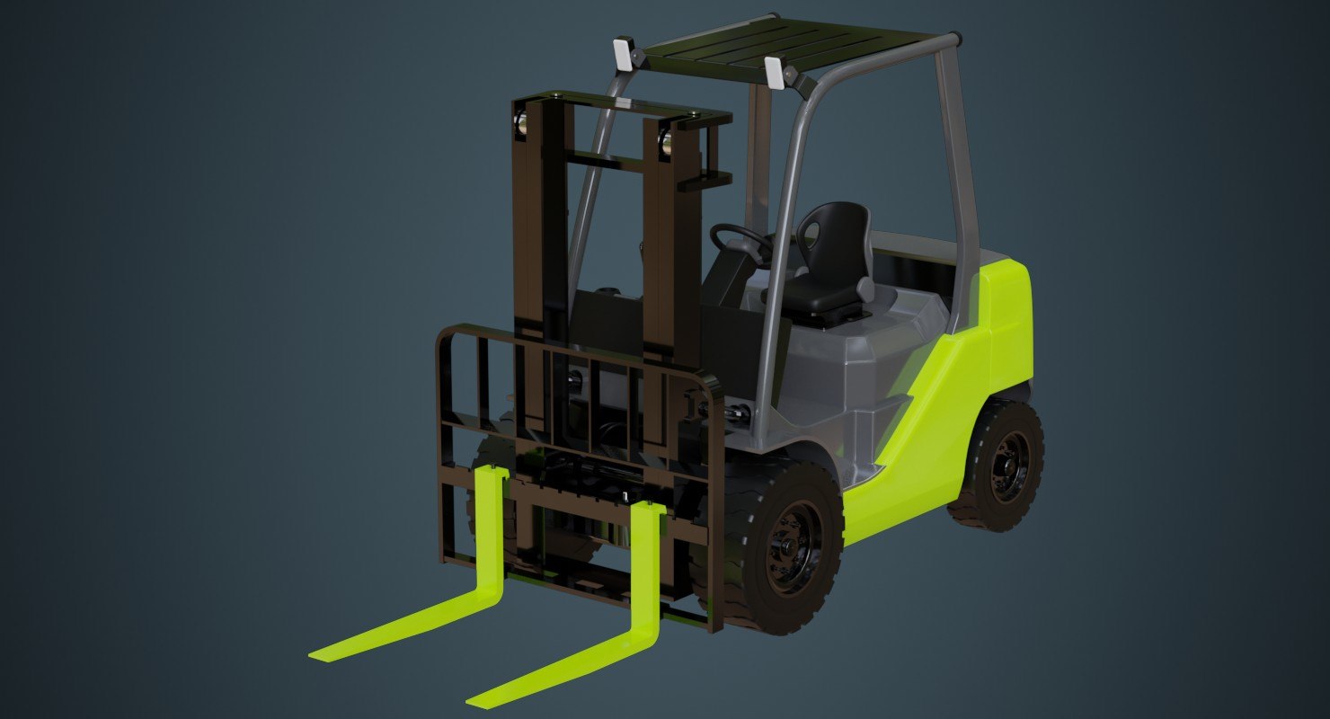 Forklift fork lift 3D model - TurboSquid 1498124