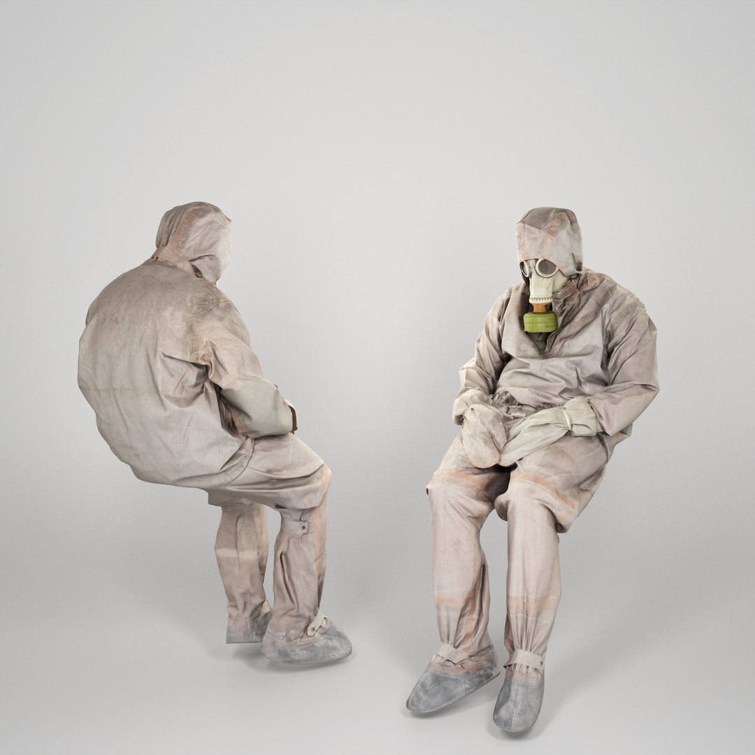 3D liquidator nuclear chernobyl model - TurboSquid 1498438