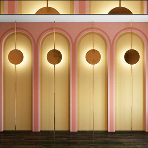 3d akollection mirror wall panels model