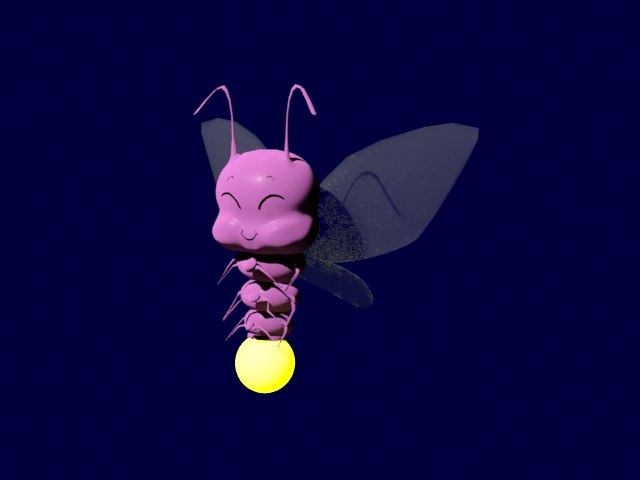 Cartoon firefly 3D - TurboSquid 1498539