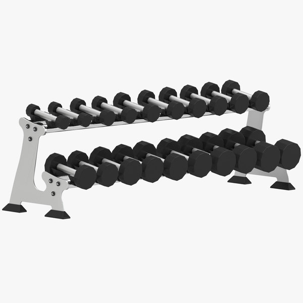 Gym rack 3D model - TurboSquid 1499242