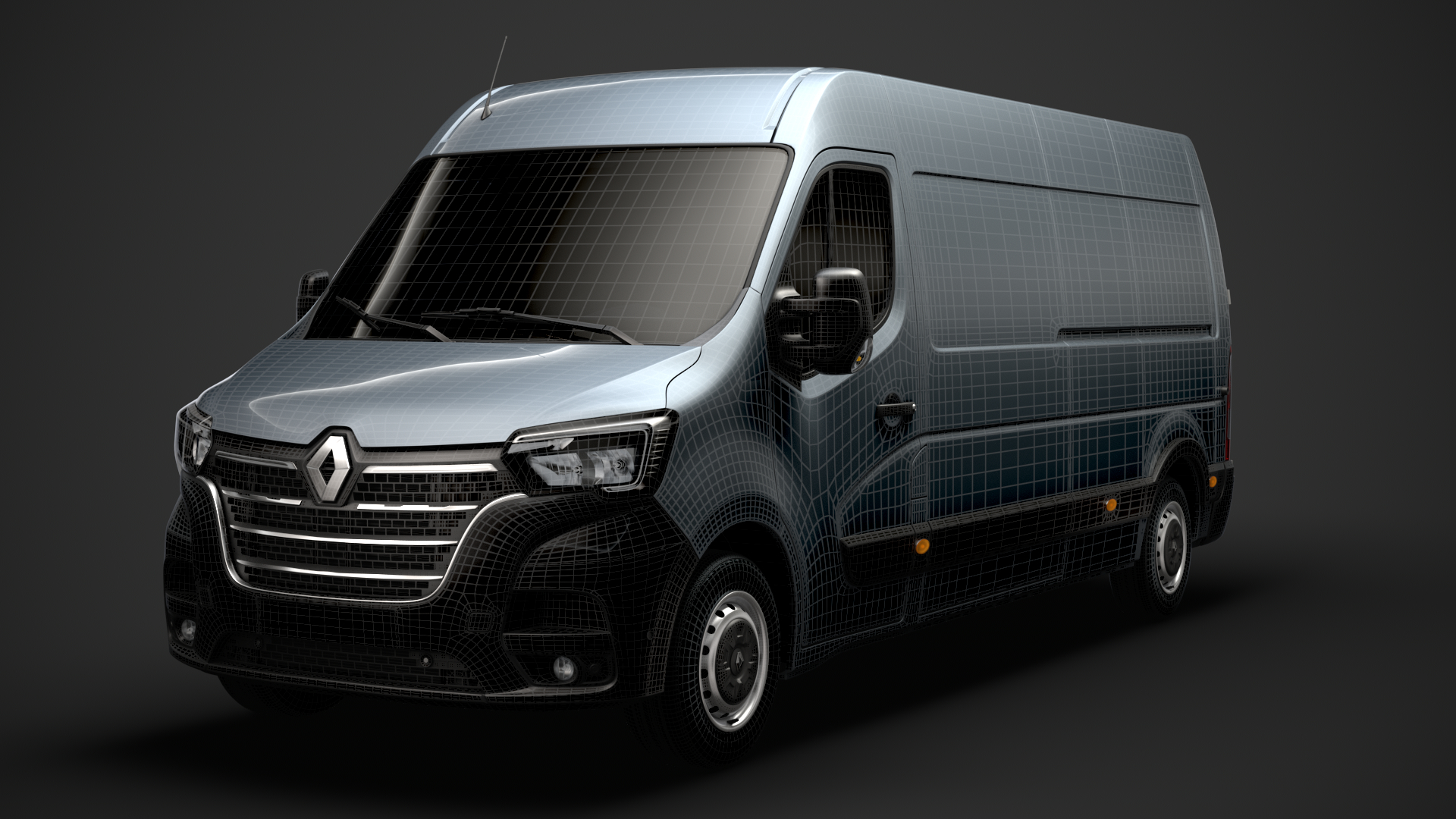 Renault Master L3H2 Van 2020 3D-Modell - TurboSquid 1499517