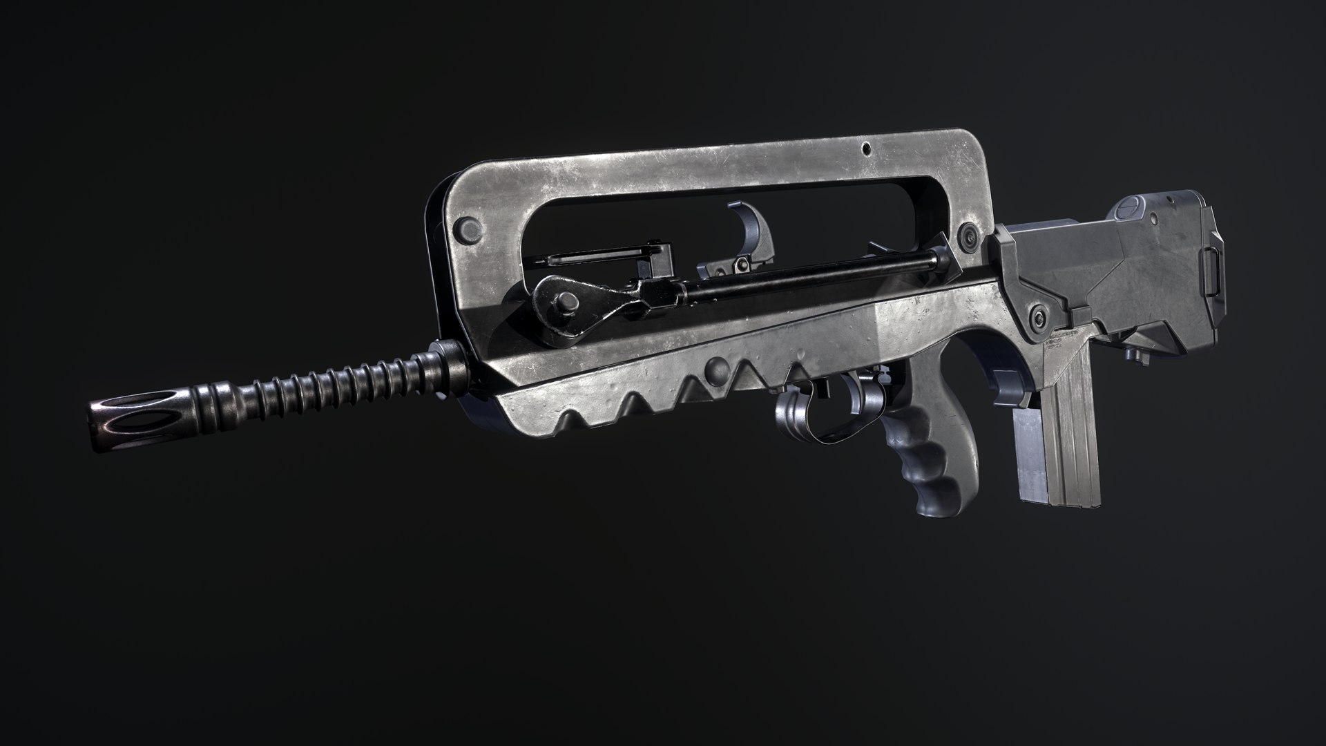 3D assault rifle famas f1 - TurboSquid 1499719