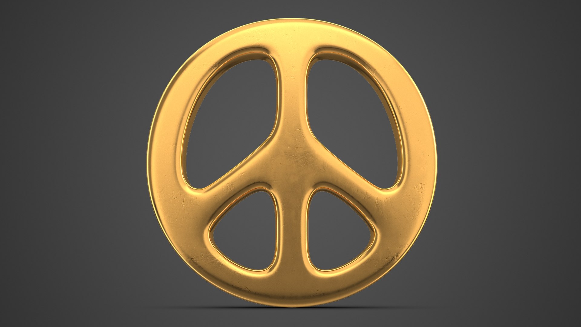 Peace sign symbol 3D - TurboSquid 1499744