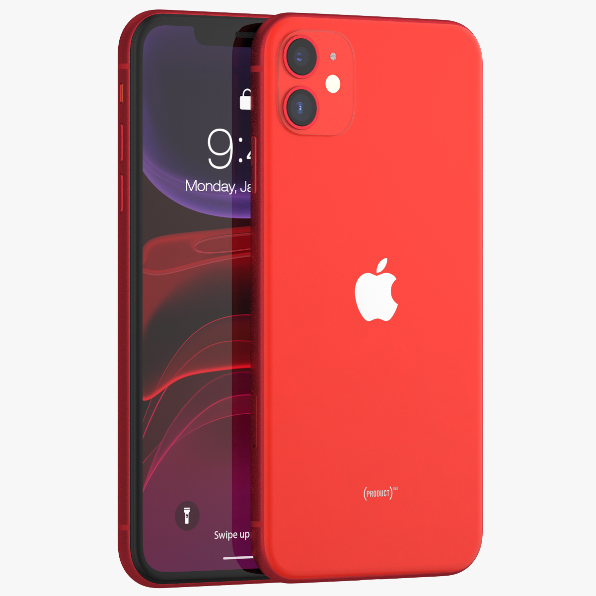 3D iphone 11 red phones - TurboSquid 1500008