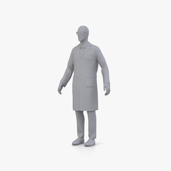 Scientist 3D model - TurboSquid 1500192