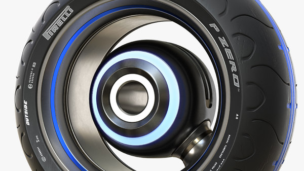 3D wide pirelli wheel motorcycles - TurboSquid 1500318
