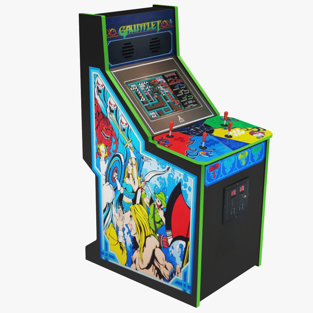 Gauntlet arcade machine 3D model - TurboSquid 1501060
