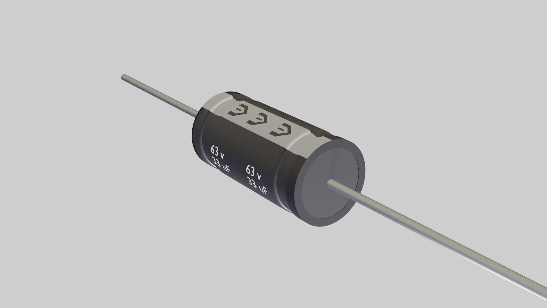 Axial capacitors 3D model - TurboSquid 1501098