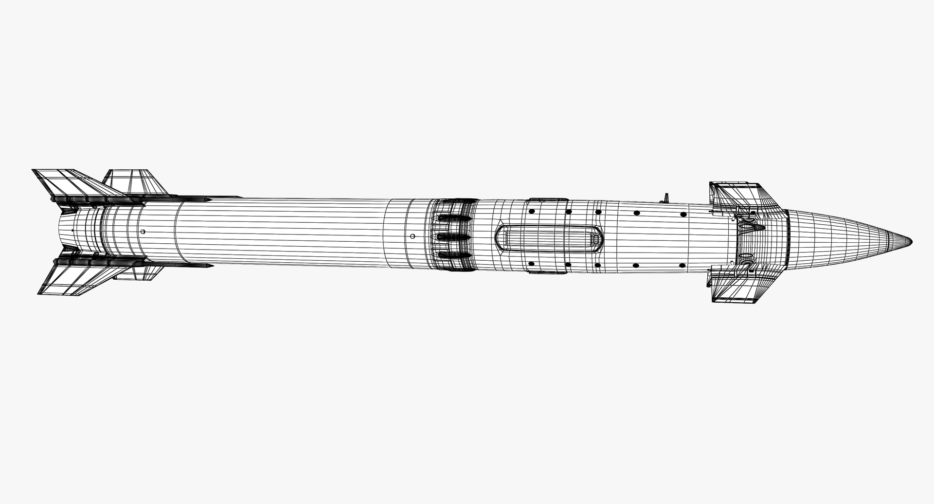 3D model tor-m1 missile 9m331 - TurboSquid 1501460