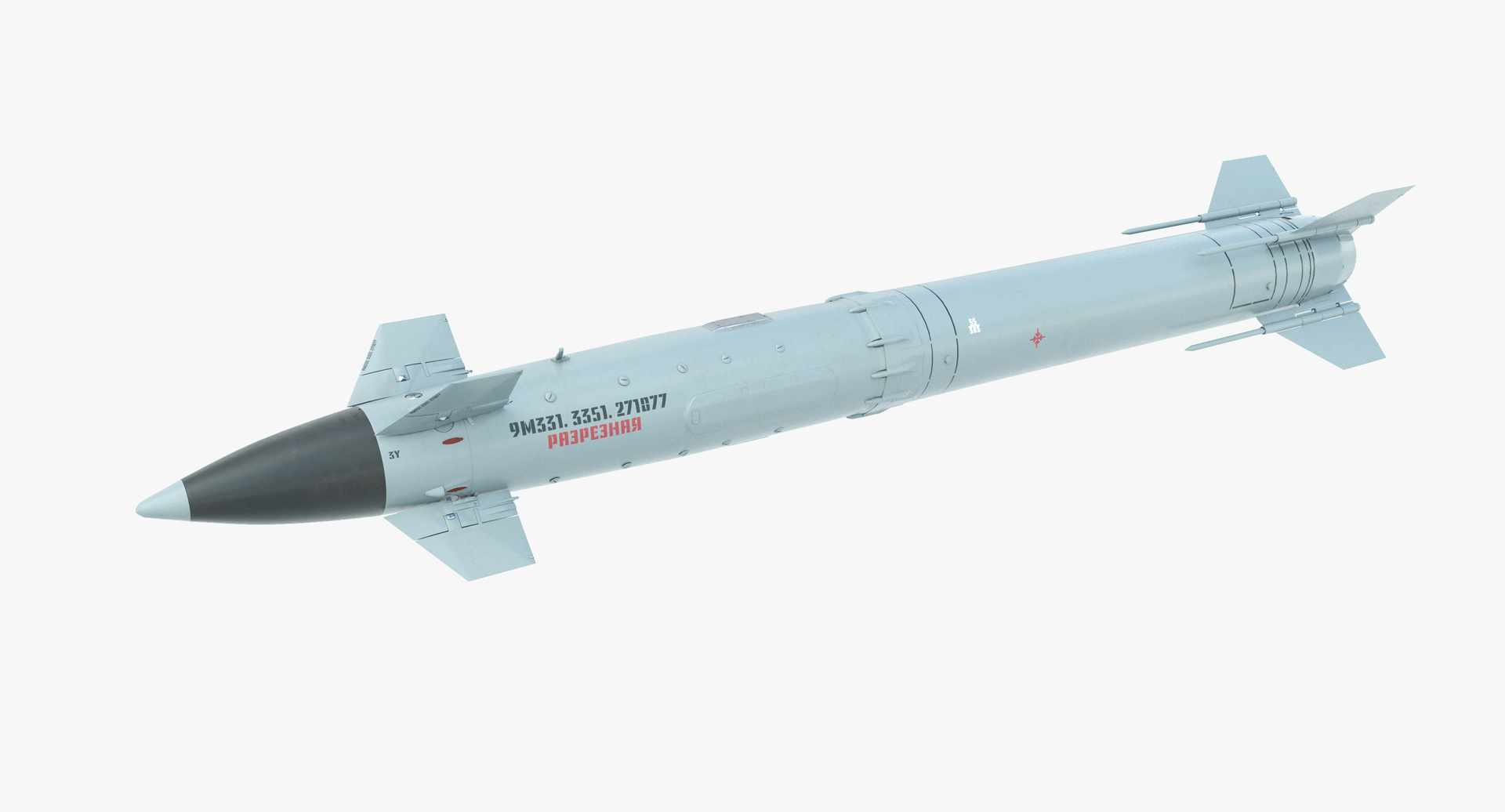 3D модель Ракета ТОР-М1 9М331 - TurboSquid 1501460
