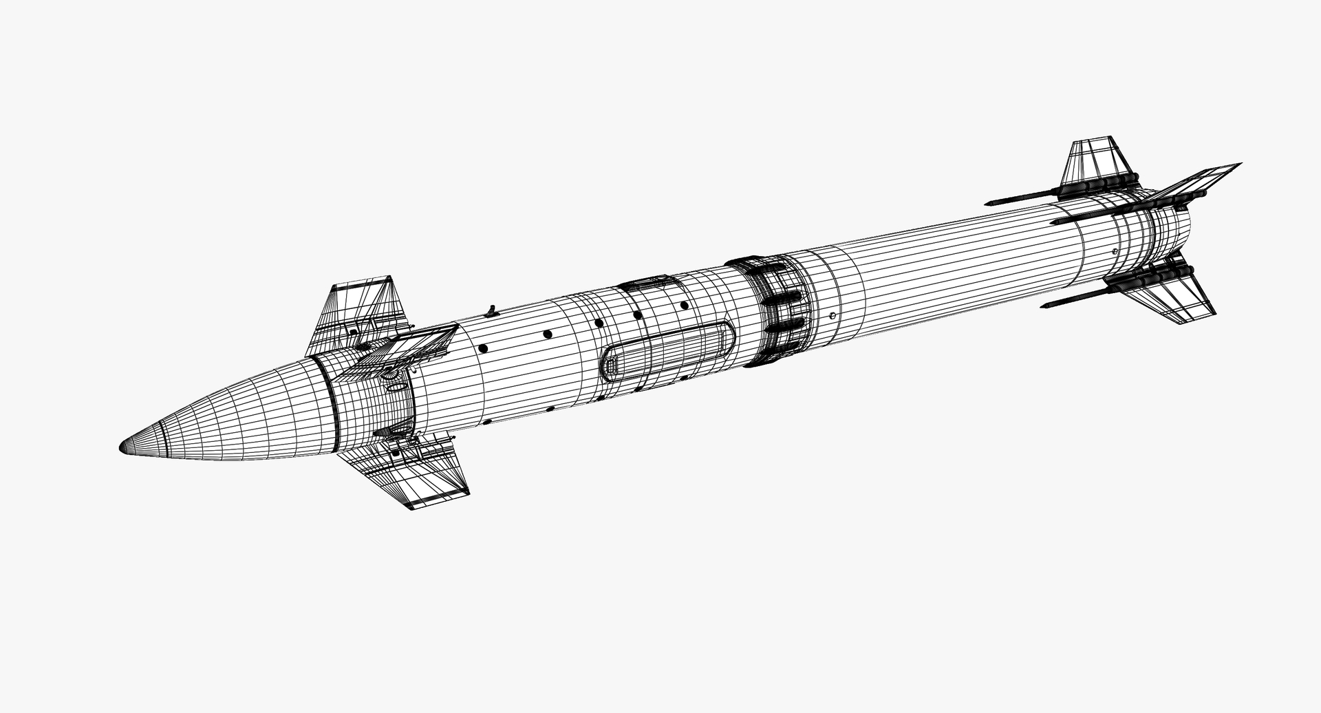 3D model tor-m1 missile 9m331 - TurboSquid 1501460