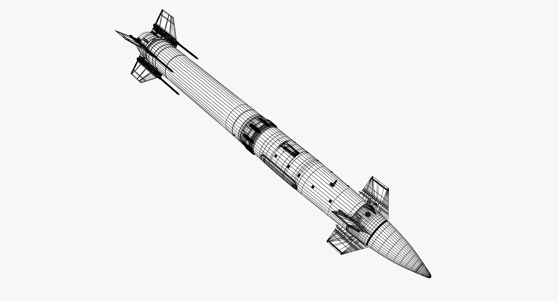 3D model tor-m1 missile 9m331 - TurboSquid 1501460