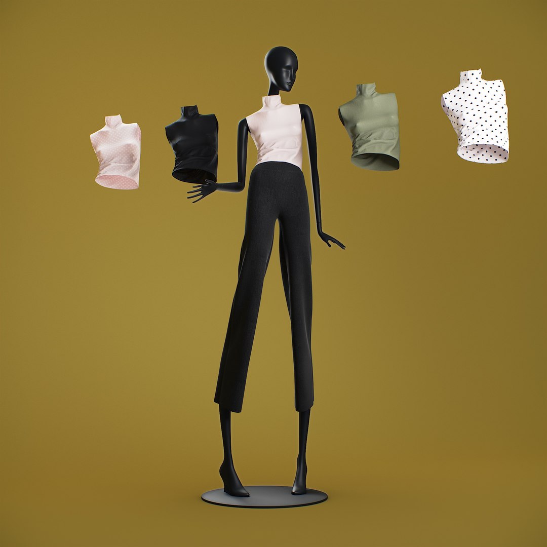 Tops cloth mannequin model - TurboSquid 1501573