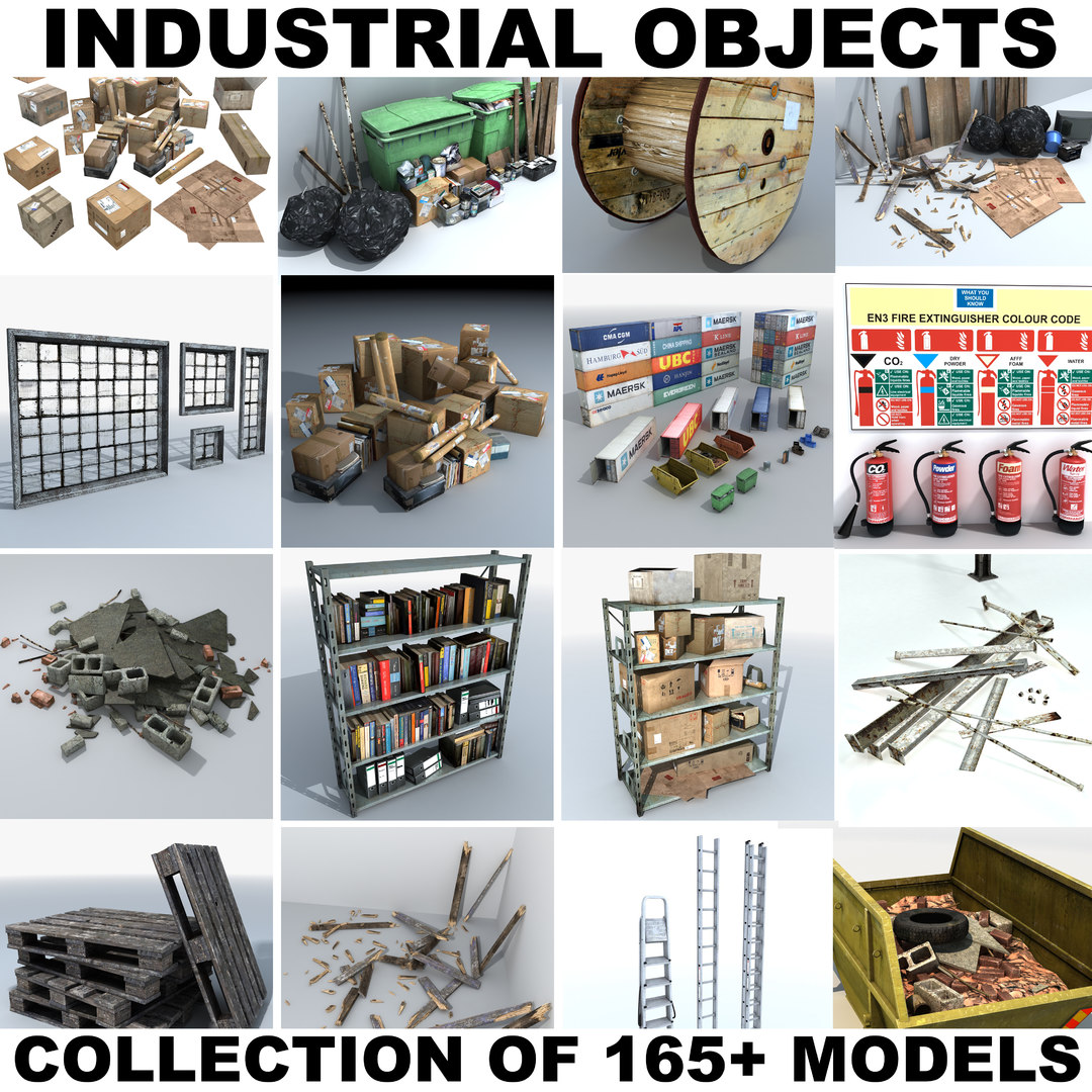 Object industrial factory 3D model - TurboSquid 1501756