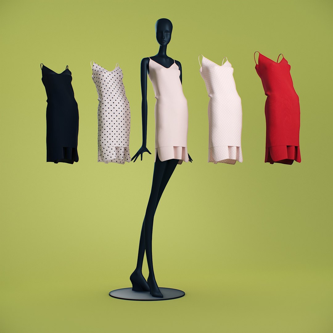 Dresses cloth mannequin model - TurboSquid 1501592