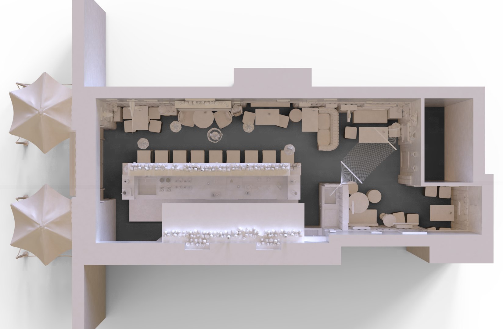 3D pub complete model - TurboSquid 1501658
