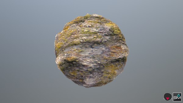 Texture Targa stone pbr moss