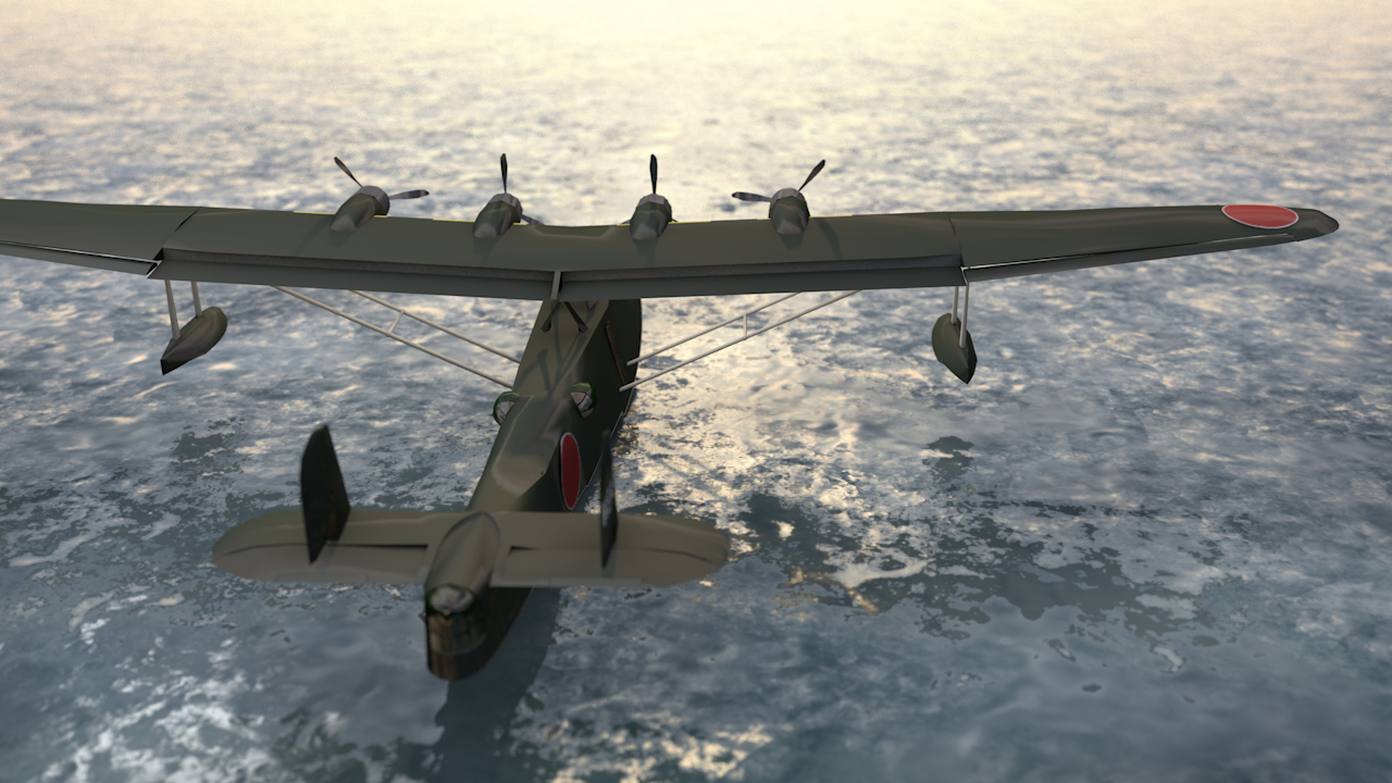 modèle 3D de Avion Kawanishi H6K Mavis - TurboSquid 1501950