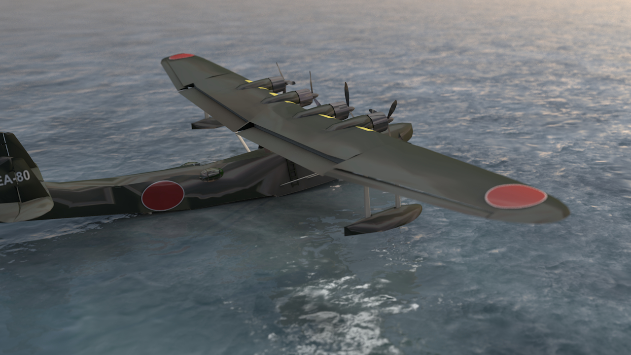 modèle 3D de Avion Kawanishi H6K Mavis - TurboSquid 1501950