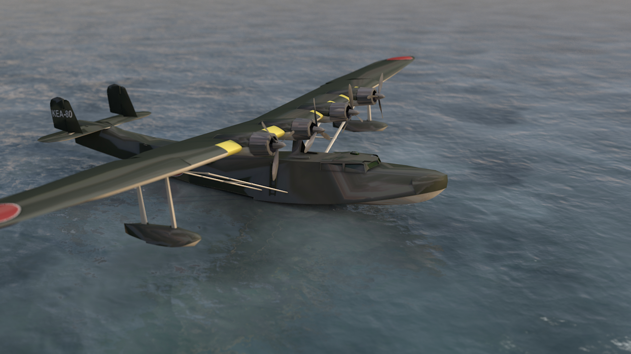 modèle 3D de Avion Kawanishi H6K Mavis - TurboSquid 1501950