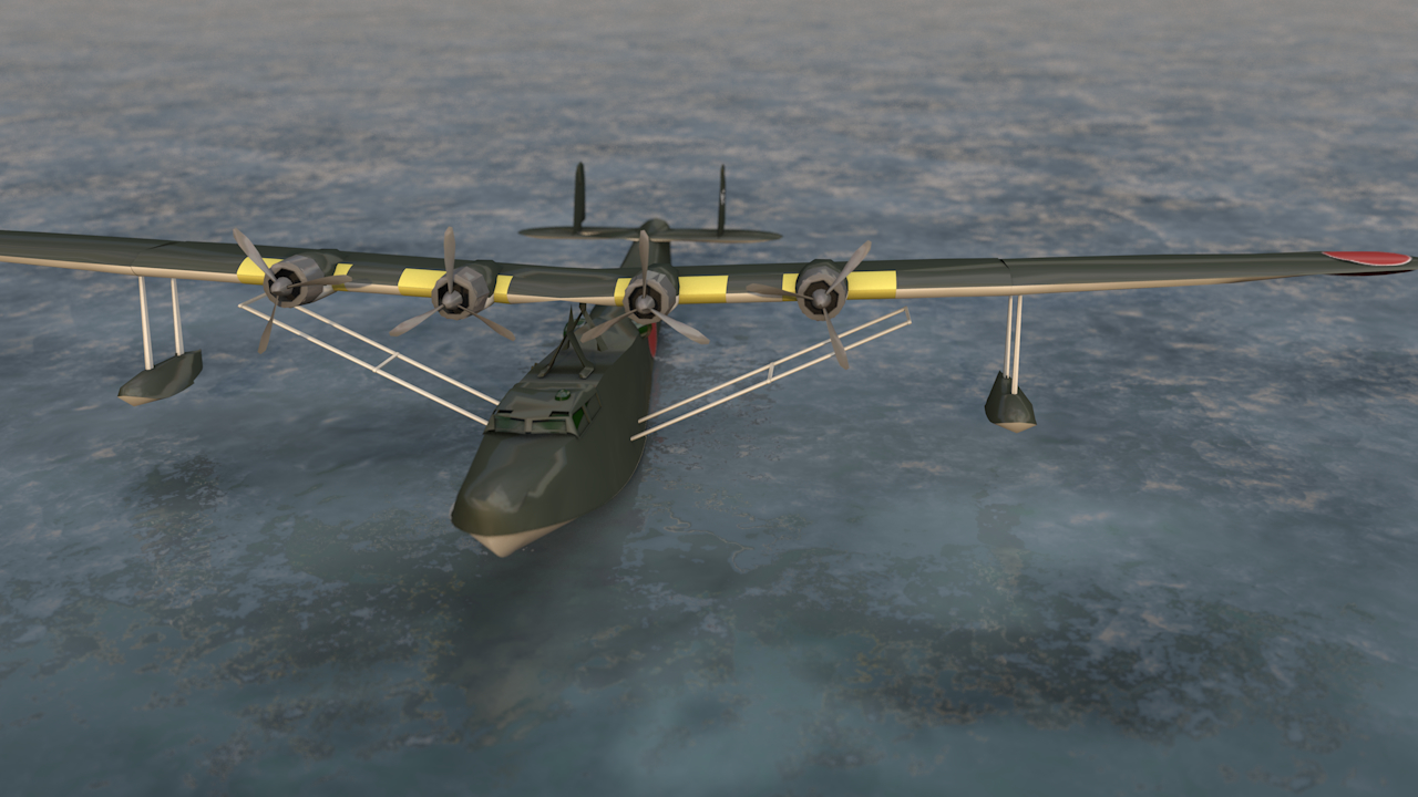 Aeronaves Kawanishi H6K Mavis Modelo 3D - TurboSquid 1501950