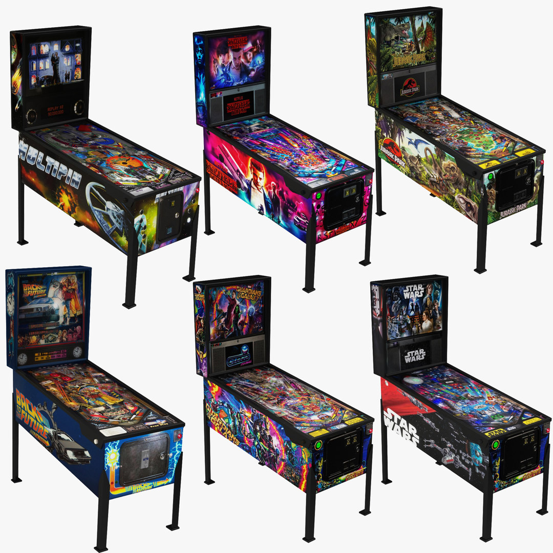 Pinball pin 3D model - TurboSquid 1502047