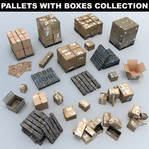 3D cardboard boxes - ready - TurboSquid 1179549