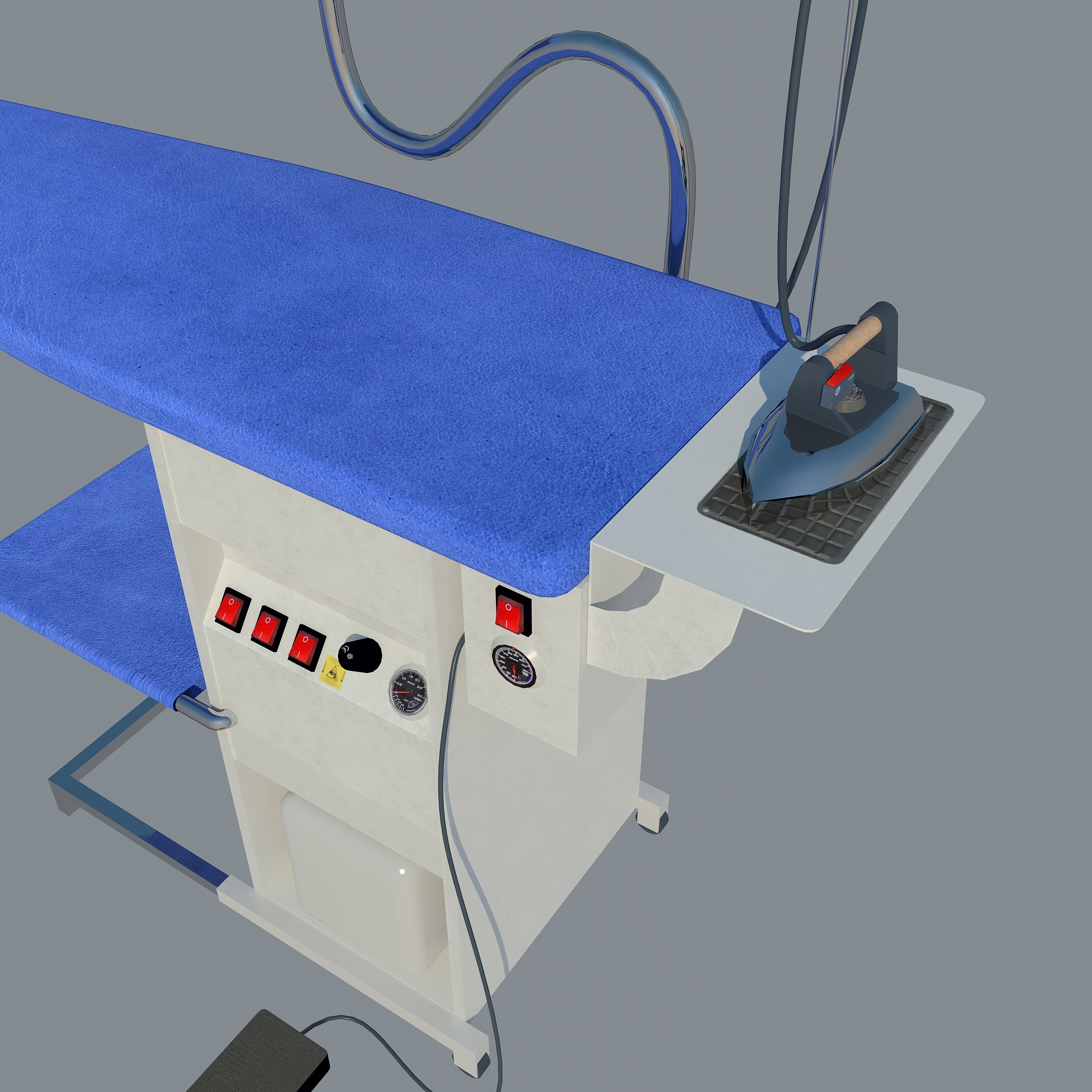 modèle 3D de Table à repasser industrielle - TurboSquid 1502269