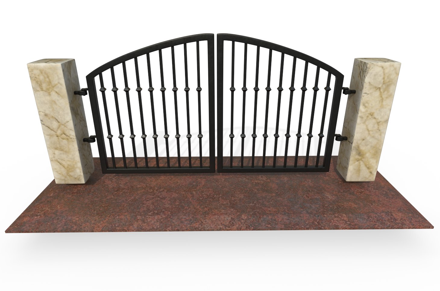 3D gate model - TurboSquid 1502384