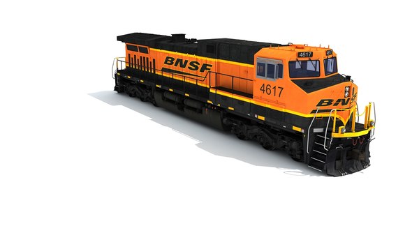 3D ge ac4400cw locomotive bnsf model - TurboSquid 1501823