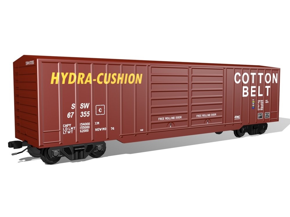 Freight rail car 3D - TurboSquid 1502483
