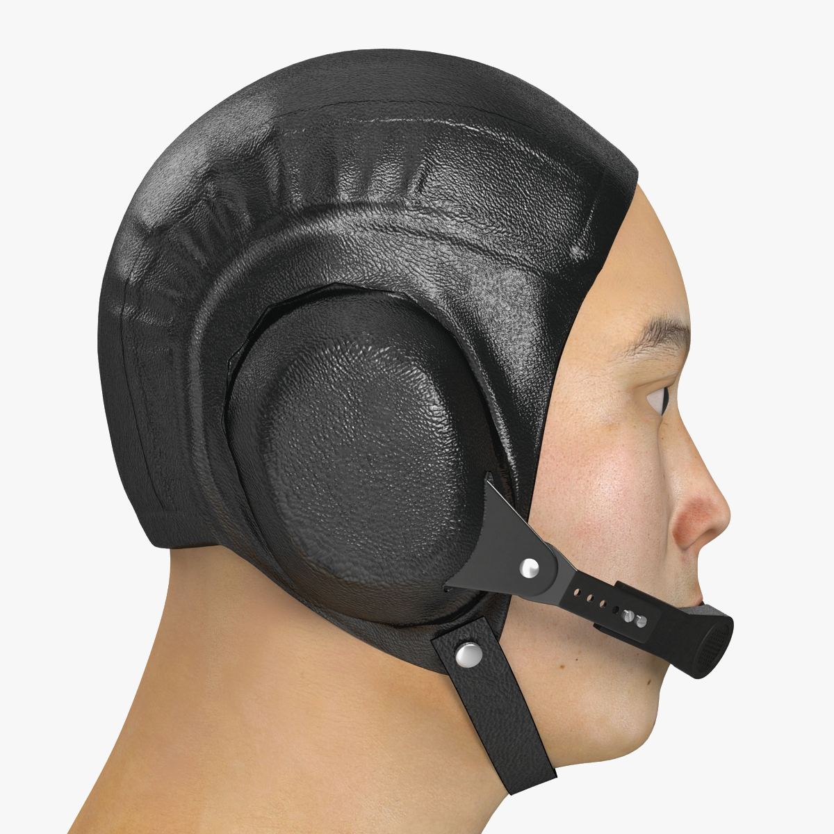 Chinese pilot head rigged 3D model - TurboSquid 1502517