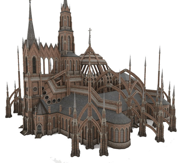 Cathedral 3D Models for Download | TurboSquid