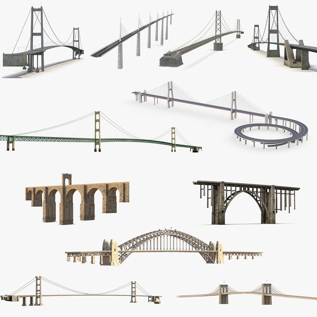3D bridges 5 model - TurboSquid 1502833