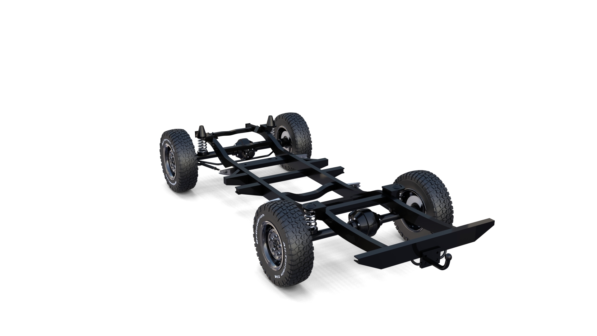 Rover range chassis model - TurboSquid 1502784