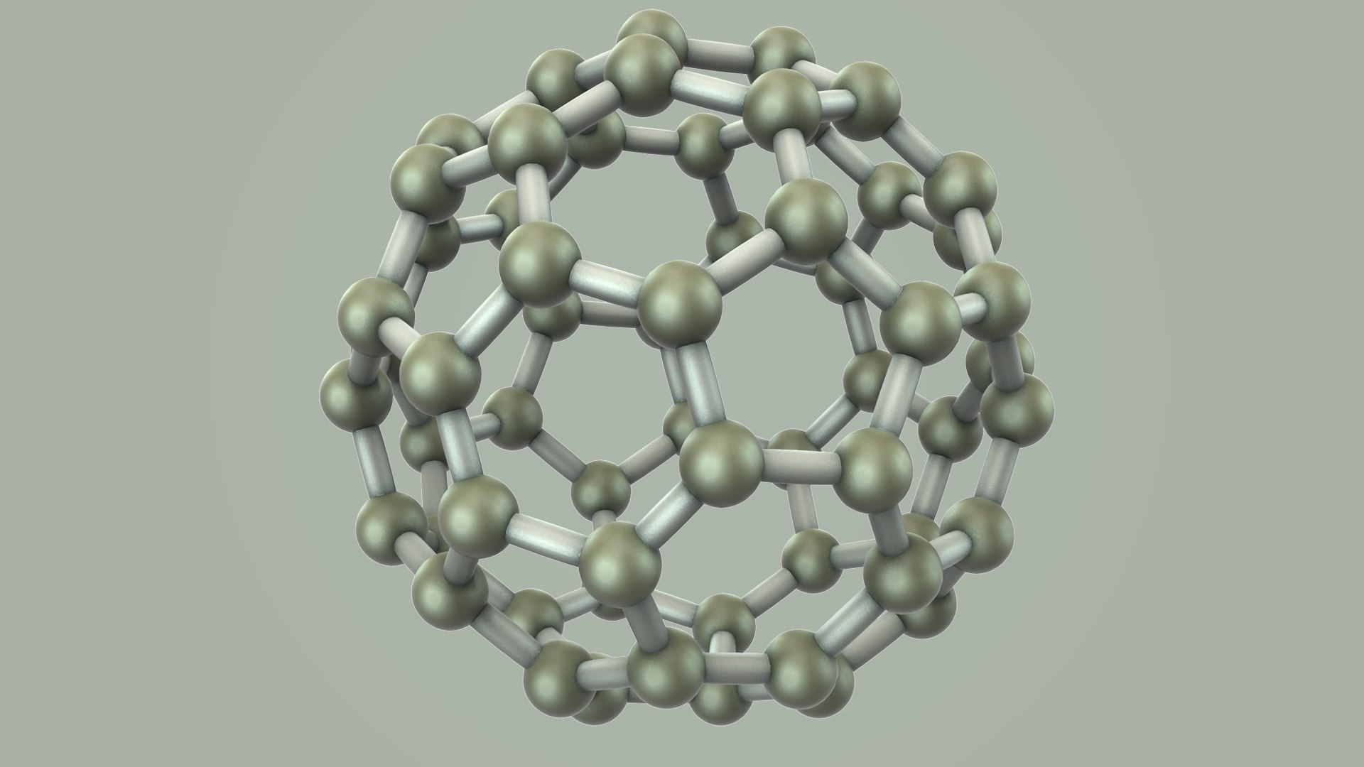 Carbon structure fullerene model - TurboSquid 1502836