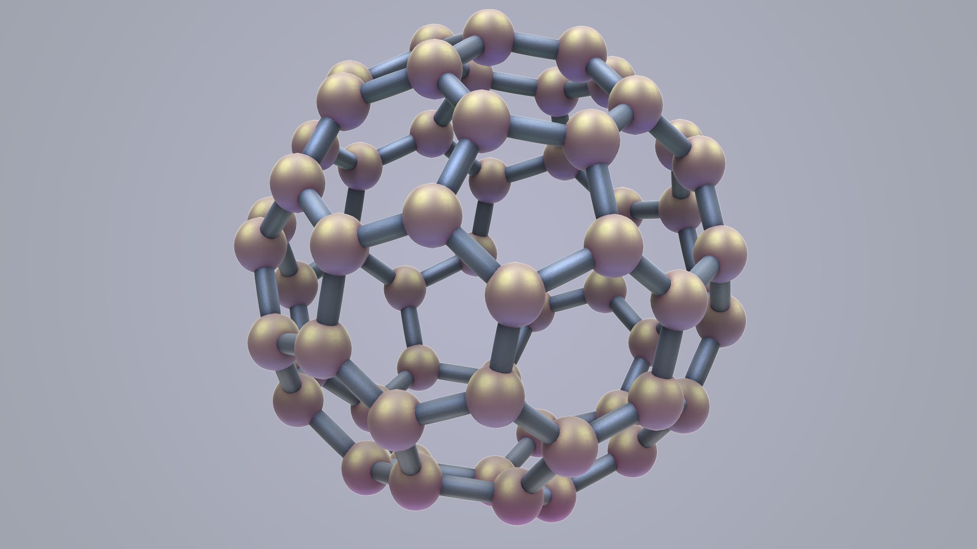 Carbon structure fullerene 3D model - TurboSquid 1502852
