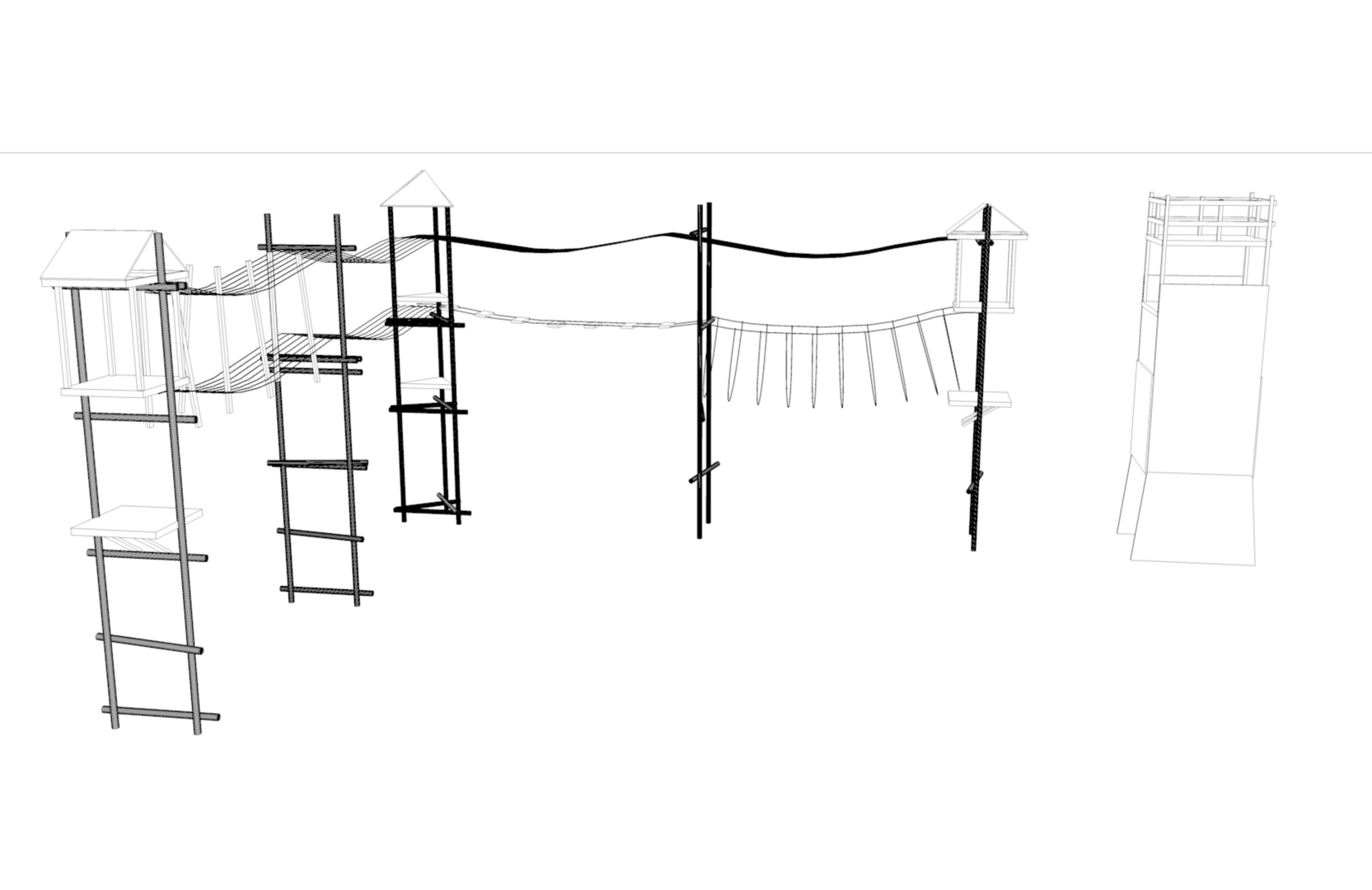 Obstacle course 3D model - TurboSquid 1502872