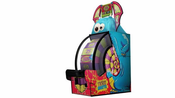 3D ticket monster arcade machine - TurboSquid 1502909